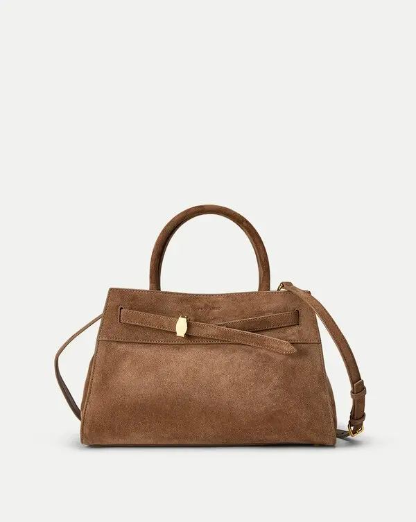 Veronica Beard Dash Suede Bag - Bark