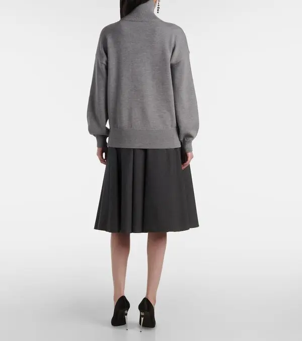 Dolce & Gabbana Virgin Wool Turtleneck Sweater