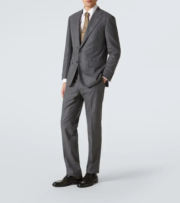 Thom Sweeney Wool Flannel Suit
