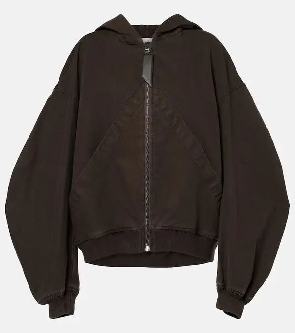 Attico Cotton Gabardine Bomber Jacket
