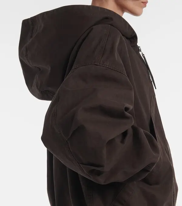 Attico Cotton Gabardine Bomber Jacket