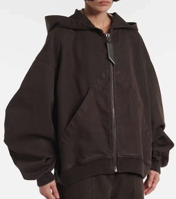 Attico Cotton Gabardine Bomber Jacket