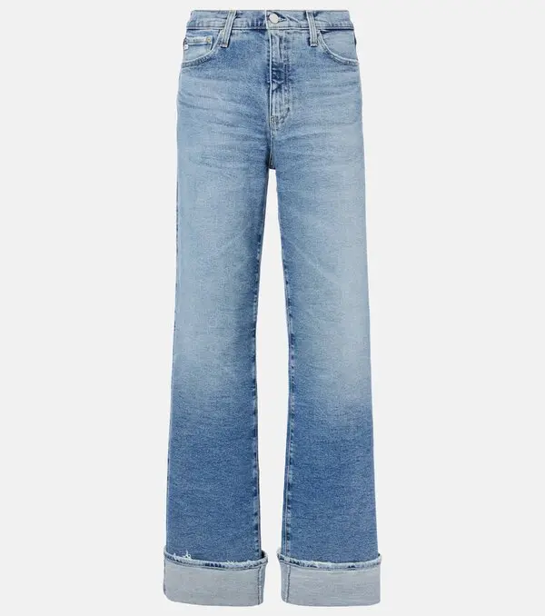 Ag Kora High-rise Wide-leg Jeans