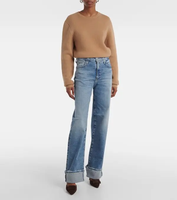 Ag Kora High-rise Wide-leg Jeans