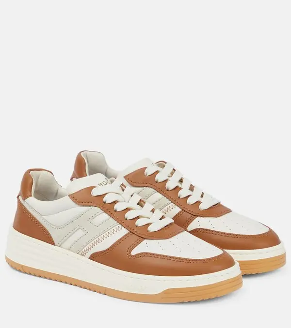 Hogan H630 Leather Sneakers - White
