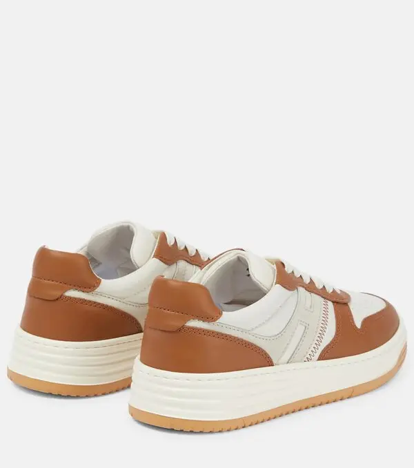 Hogan H630 Leather Sneakers - White