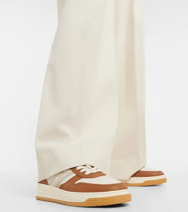 Hogan H630 Leather Sneakers - White