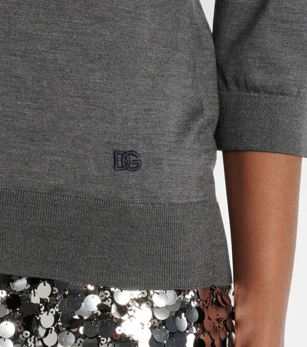 Dolce & Gabbana Silk Polo Sweater