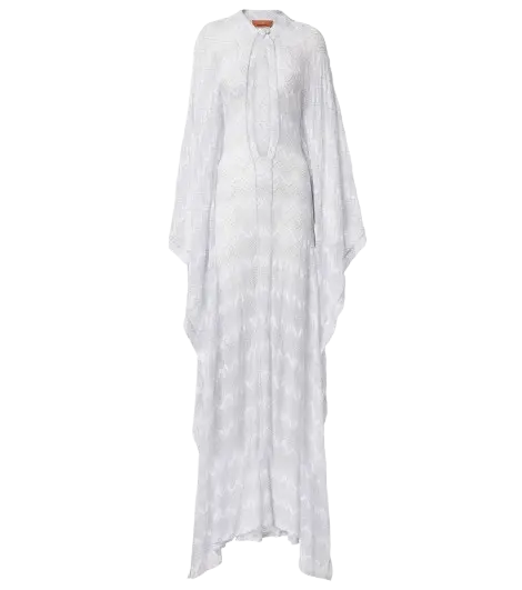 Missoni Zig Zag Beach Cover-up - White