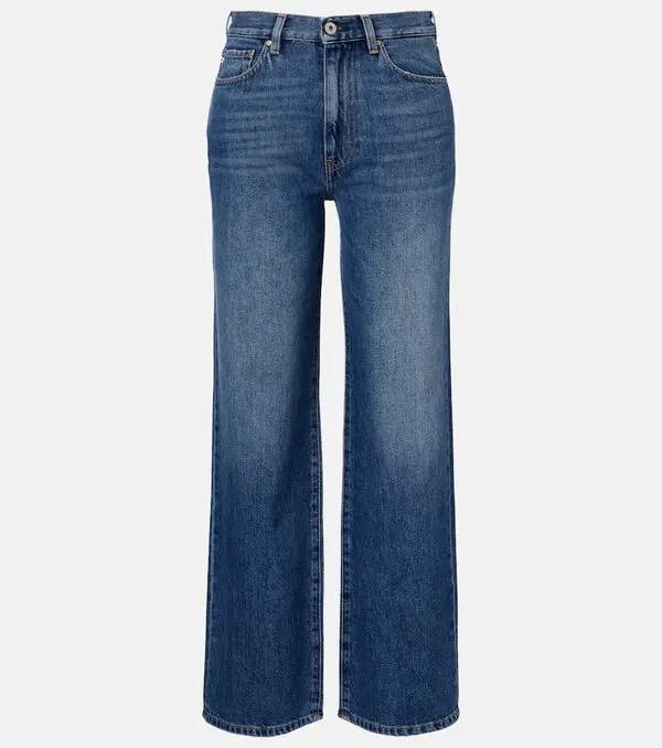 Ag Kora High-rise Wide-leg Jeans - Blue