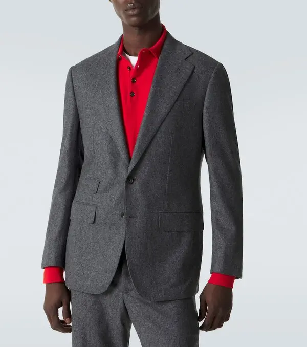 Thom Sweeney Wool Flannel Suit