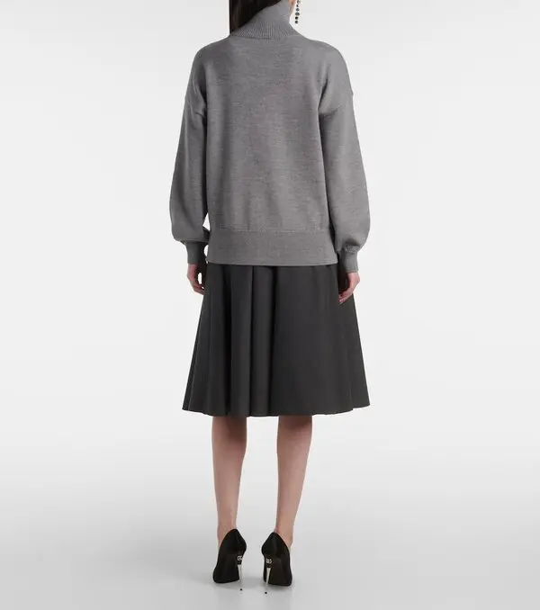 Dolce & Gabbana Virgin Wool Turtleneck Sweater