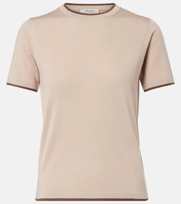 Max Mara Striped Wool T-shirt