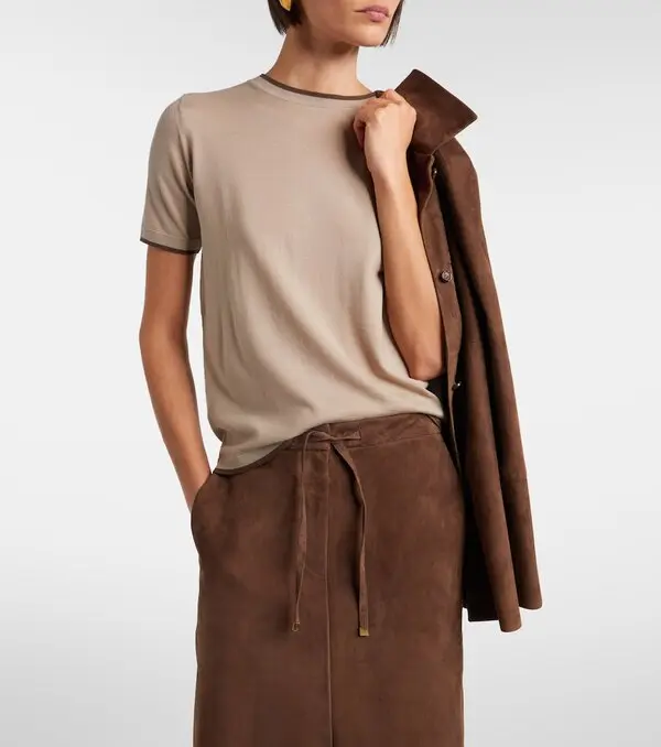 Max Mara Striped Wool T-shirt