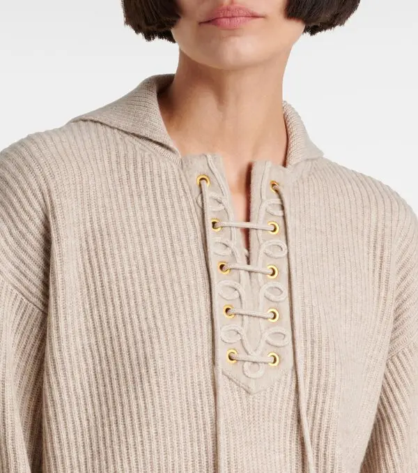 Max Mara Eccelso Wool And Cashmere Sweater - Beige