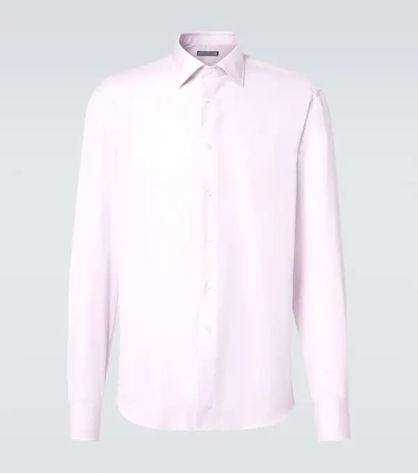 Canali Classic Cotton Oxford Shirt