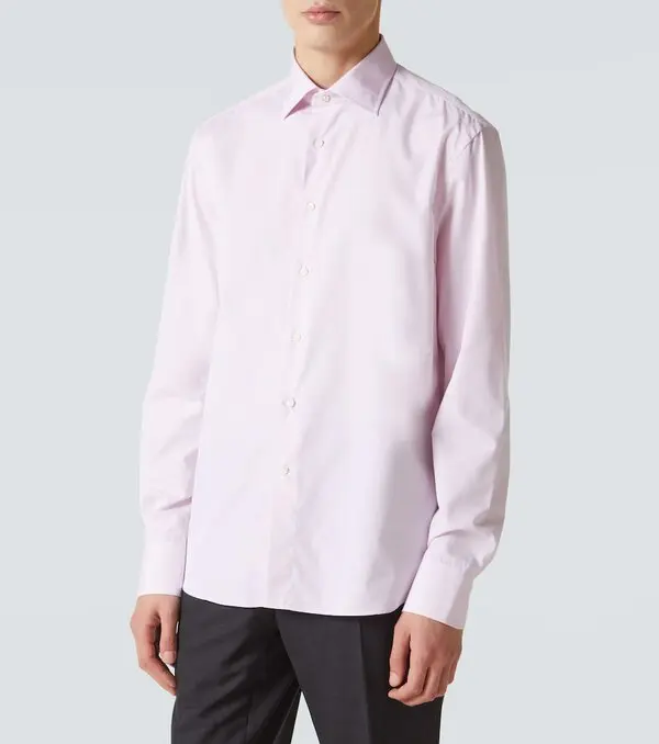 Canali Classic Cotton Oxford Shirt