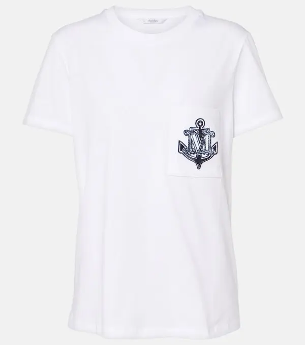 Max Mara Acacia Cotton T-shirt - White