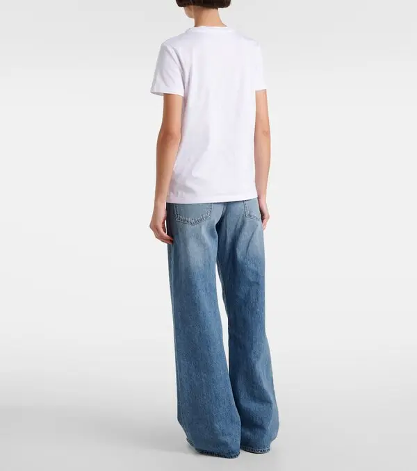 Max Mara Acacia Cotton T-shirt - White