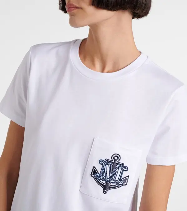 Max Mara Acacia Cotton T-shirt - White