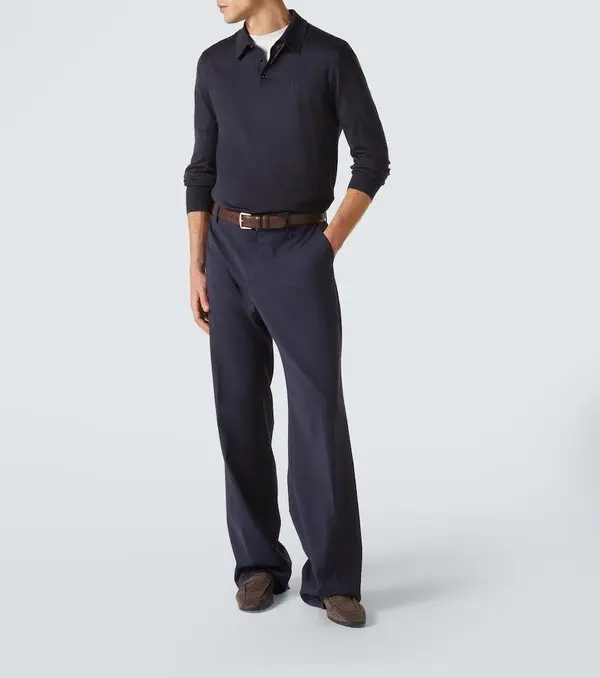 Dolce & Gabbana Silk Polo Shirt