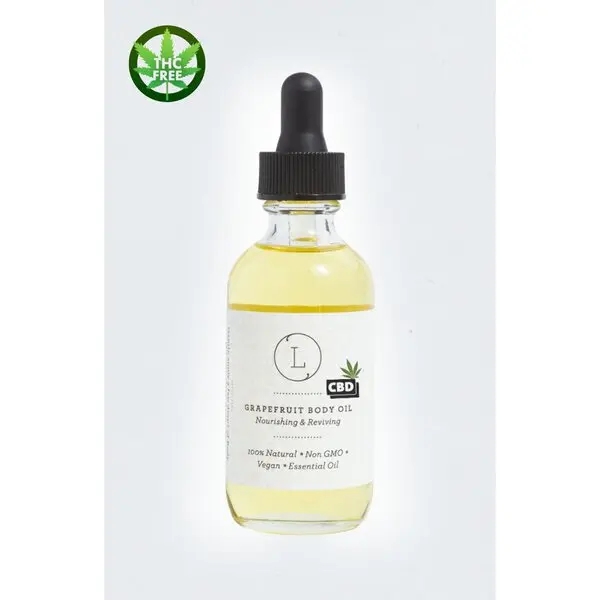 LIZUSH Cbd Grapefruit Natural Body Oil - None