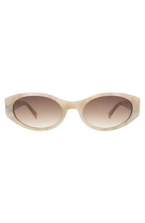 LYNDON EYEWEAR Exumas Sunglasses - Pearl / Brown