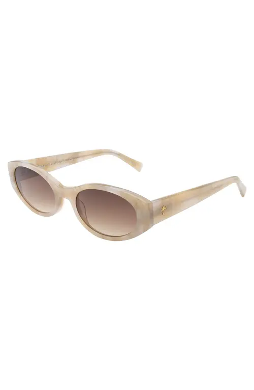 LYNDON EYEWEAR Exumas Sunglasses - Pearl / Brown
