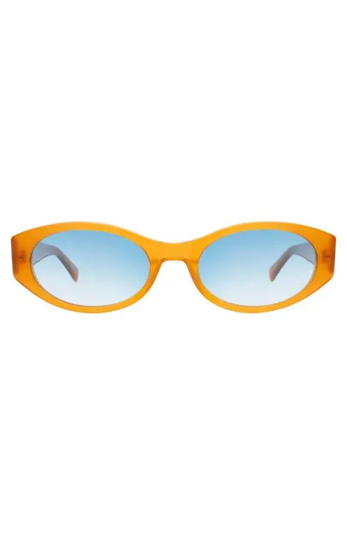 LYNDON EYEWEAR Exumas Sunglasses - Tangerine / Blue