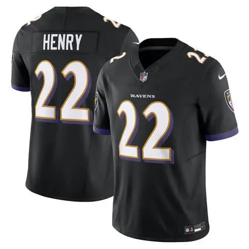 Nike Derrick Henry Baltimore Ravens Vapor F.u.s.e. Limited Jersey - Black