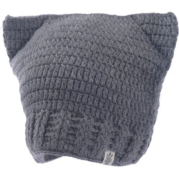 NIRVANNA DESIGNS Wool Ear Hat - Grey