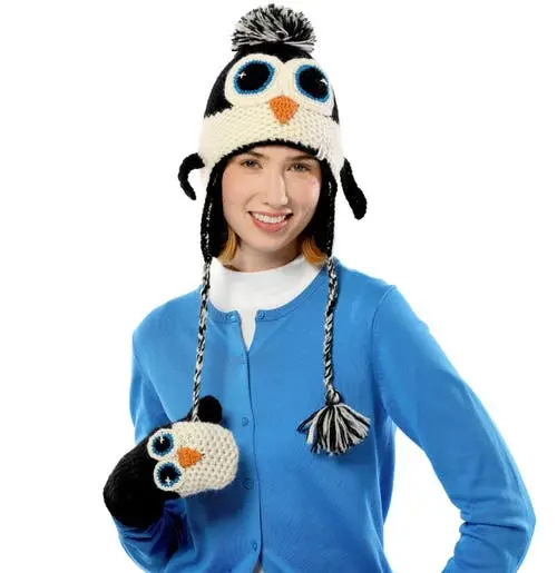 NIRVANNA DESIGNS Crochet Penguin Hat