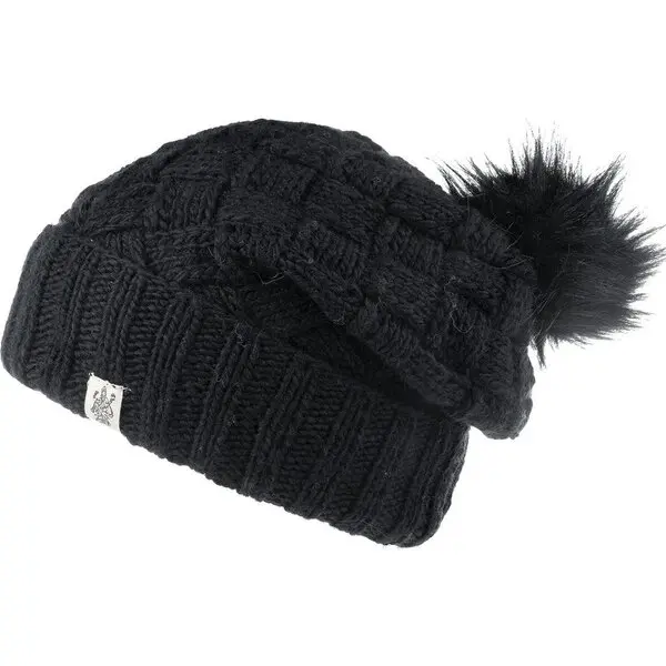 NIRVANNA DESIGNS Hope Slouch Beanie - Black