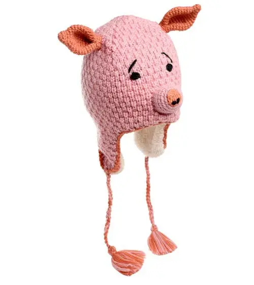 NIRVANNA DESIGNS Crochet Piggy Hat