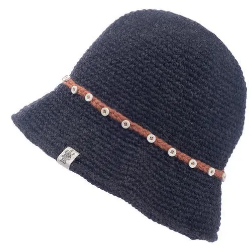 NIRVANNA DESIGNS Emily Sun Hat - Charcoal