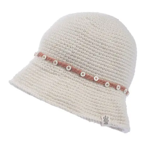 NIRVANNA DESIGNS Emily Sun Hat - White