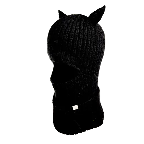NIRVANNA DESIGNS Hood With Horns - Black