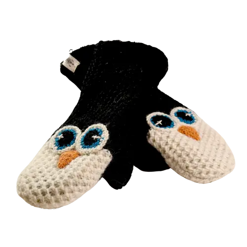 NIRVANNA DESIGNS Crochet Penguin Mittens