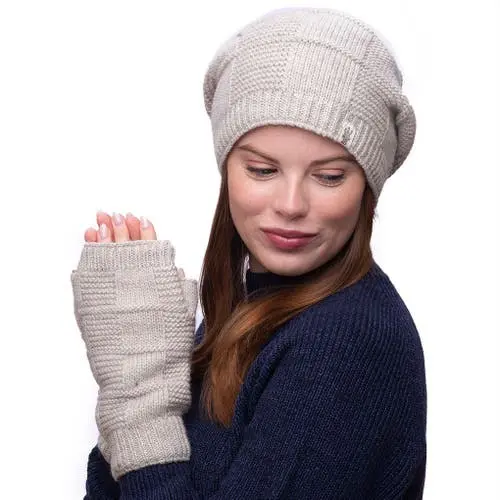 NIRVANNA DESIGNS Checkered Handwarmers - Charcoal