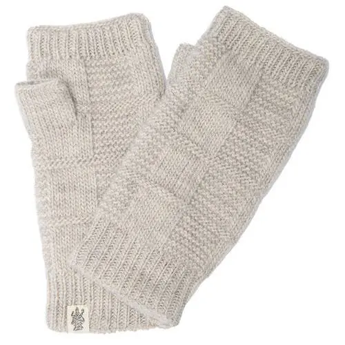 NIRVANNA DESIGNS Checkered Handwarmers - Linen