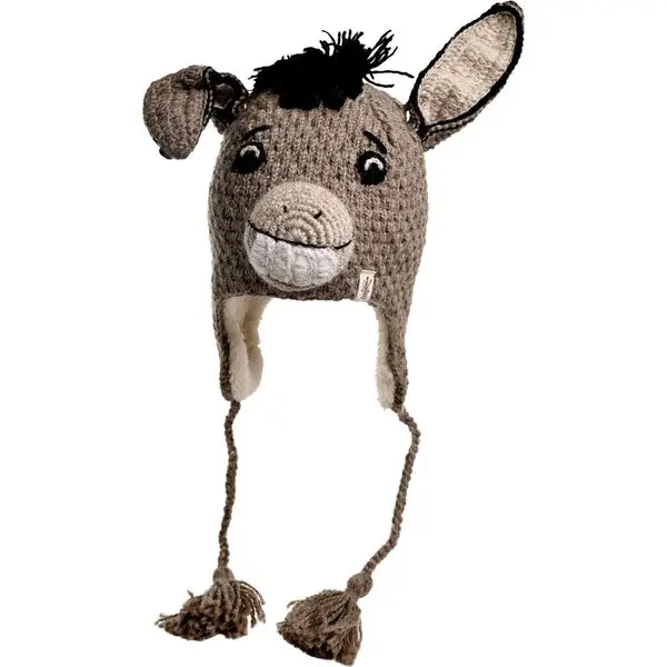 NIRVANNA DESIGNS Donkey Beanie - Brown