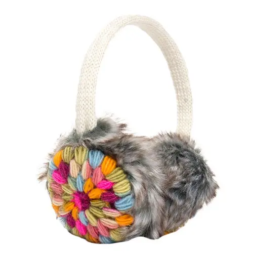 NIRVANNA DESIGNS Kaleidoscope Earmuffs - White Multi