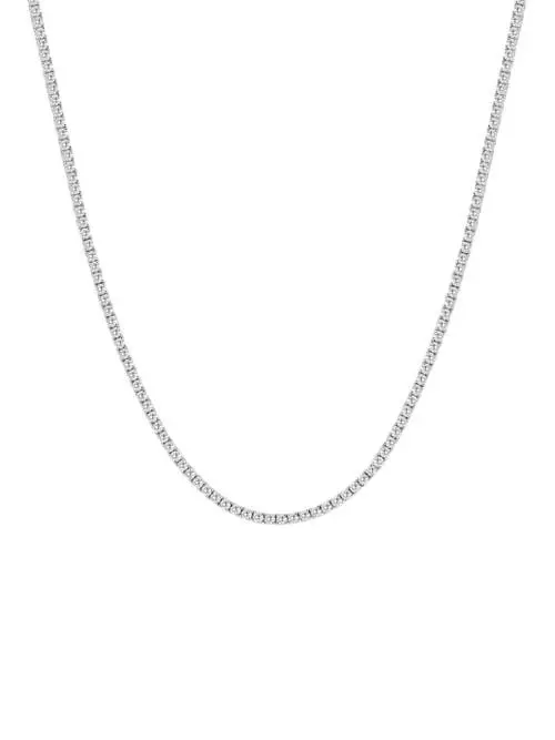 BLISS DIAMOND 8ct Tw Lab Grown Diamond 14k Gold Necklace - 14k White Gold