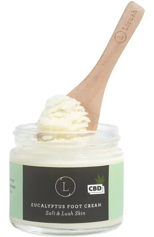 LIZUSH Cbd Eucalyptus & Shea Butter Foot Cream