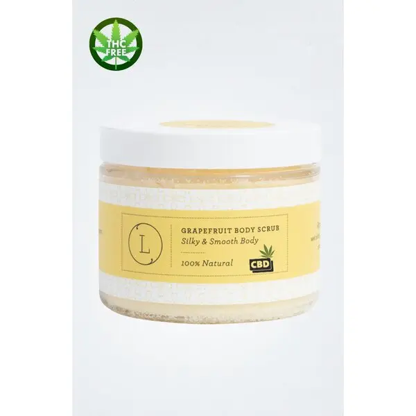 LIZUSH Cbd Grapefruit Body Salt Scrub - None