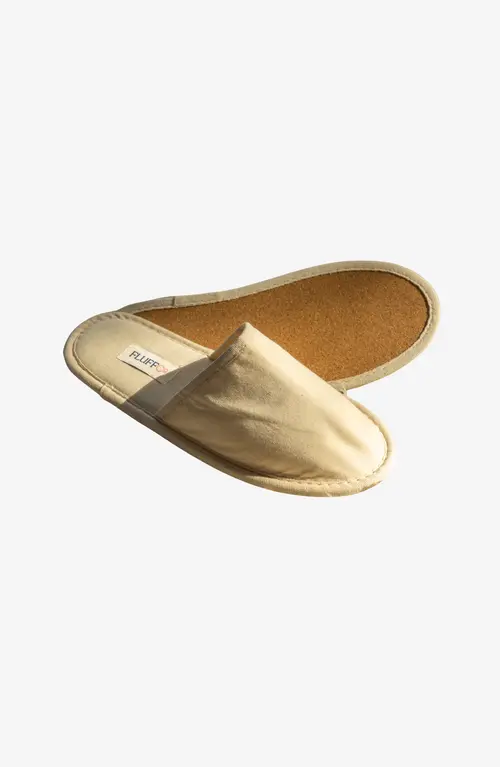 FLUFFCO | HOTEL COMFORT Hotel Slippers - Off-white/cream