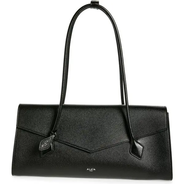 Alaïa Le Teckel Leather Tote - Noir