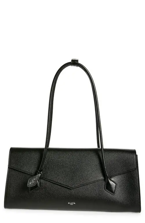 Alaïa Le Teckel Leather Tote - Noir