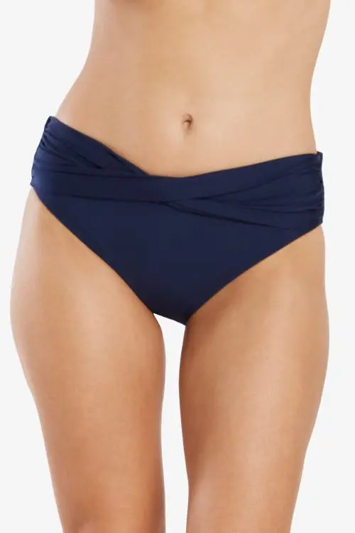 Helen Jon Twist Front Hipster - Navy