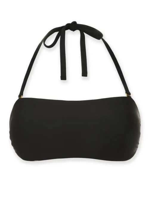 Helen Jon Bandeau Top - Black White
